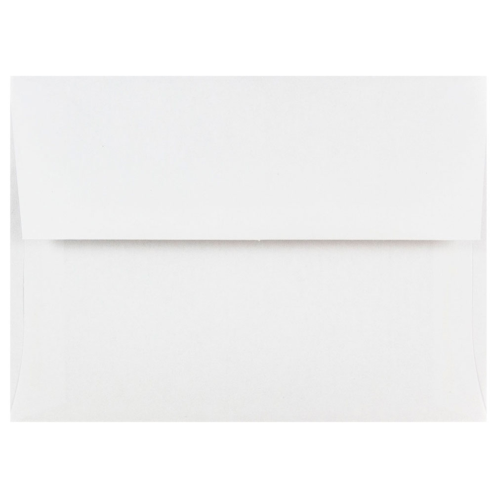 A6 Invitation Envelope - 24# White (4 3/4 x 6 1/2) - Announcement ...