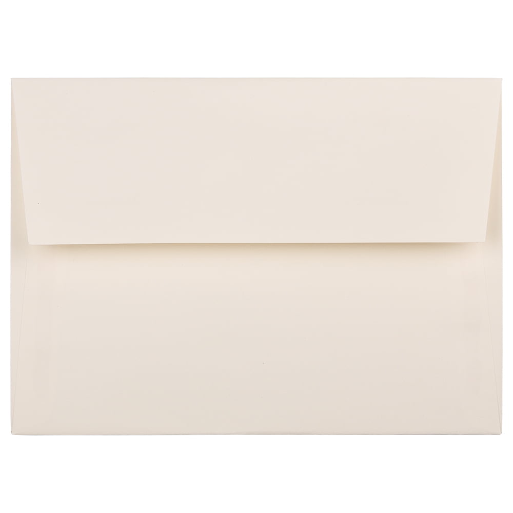 JAM Paper A7 Envelopes, 5 1/4 x 7 1/4, Ivory Wove, 25/Pack - Walmart.com