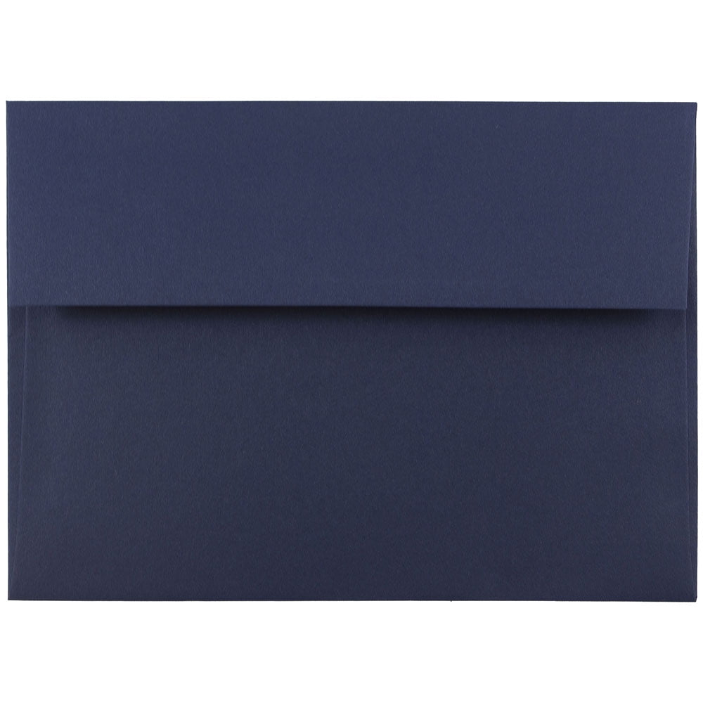 JAM Paper A7 Envelopes, 5 1/4 x 7 1/4, Navy Blue, 50 per Pack - Walmart.com