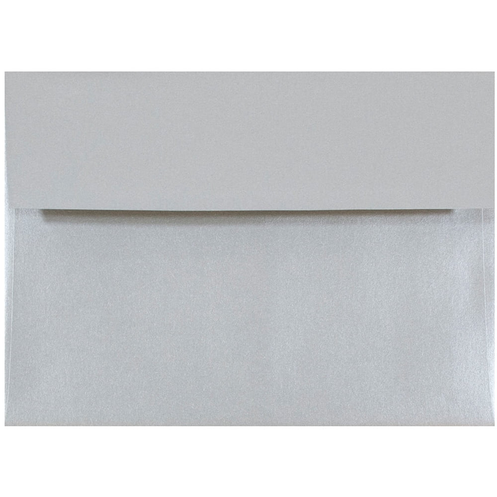 JAM Paper A7 Envelopes, 5.25x7.25, Silver Metallic, 25/Pack - Walmart.com
