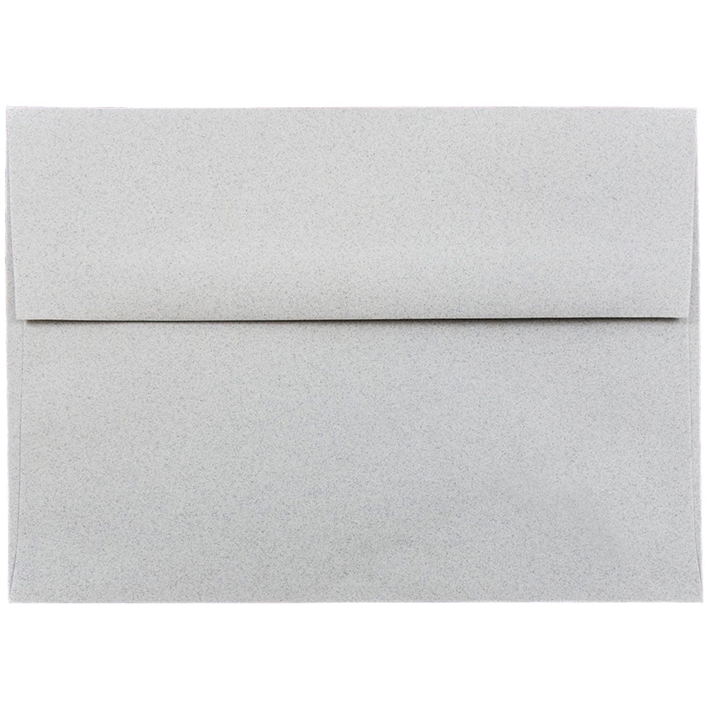 JAM Paper A7 Envelopes, 5.3x7.3, Granite Grey Recycled, 25/Pack ...