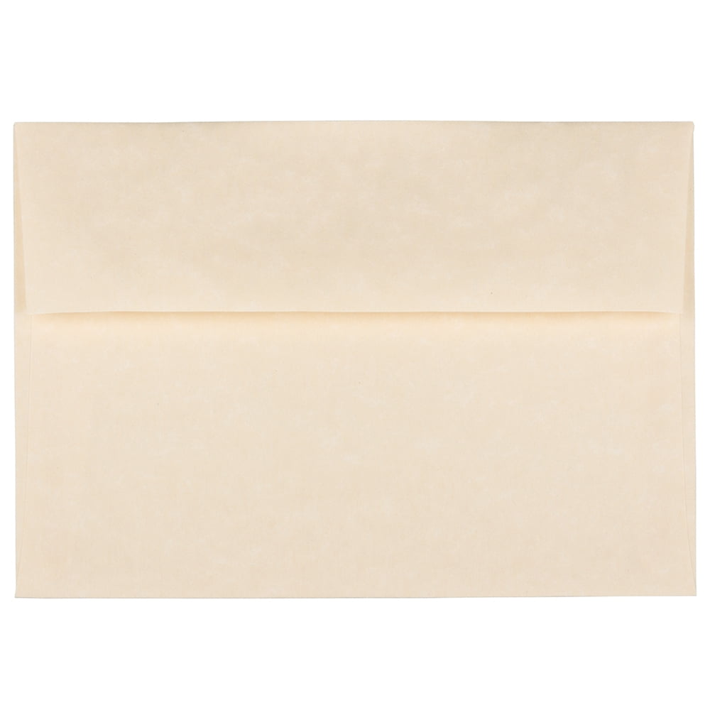JAM Paper A7 Parchment Invitation Envelopes, 5 1/4 x 7 1/4, Natural ...