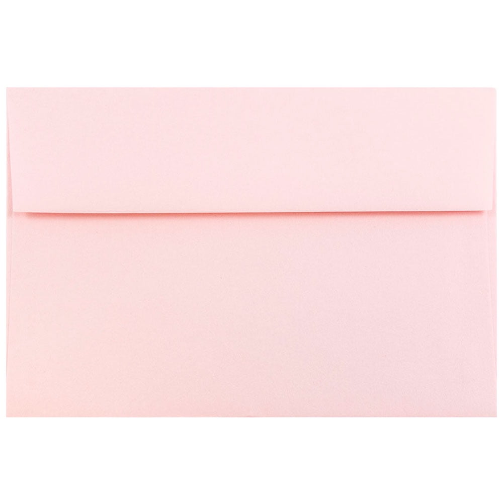 JAM Paper A8 Envelopes, 5 1/2 x 8 1/8, Baby Pink, 50 per Pack - Walmart.com