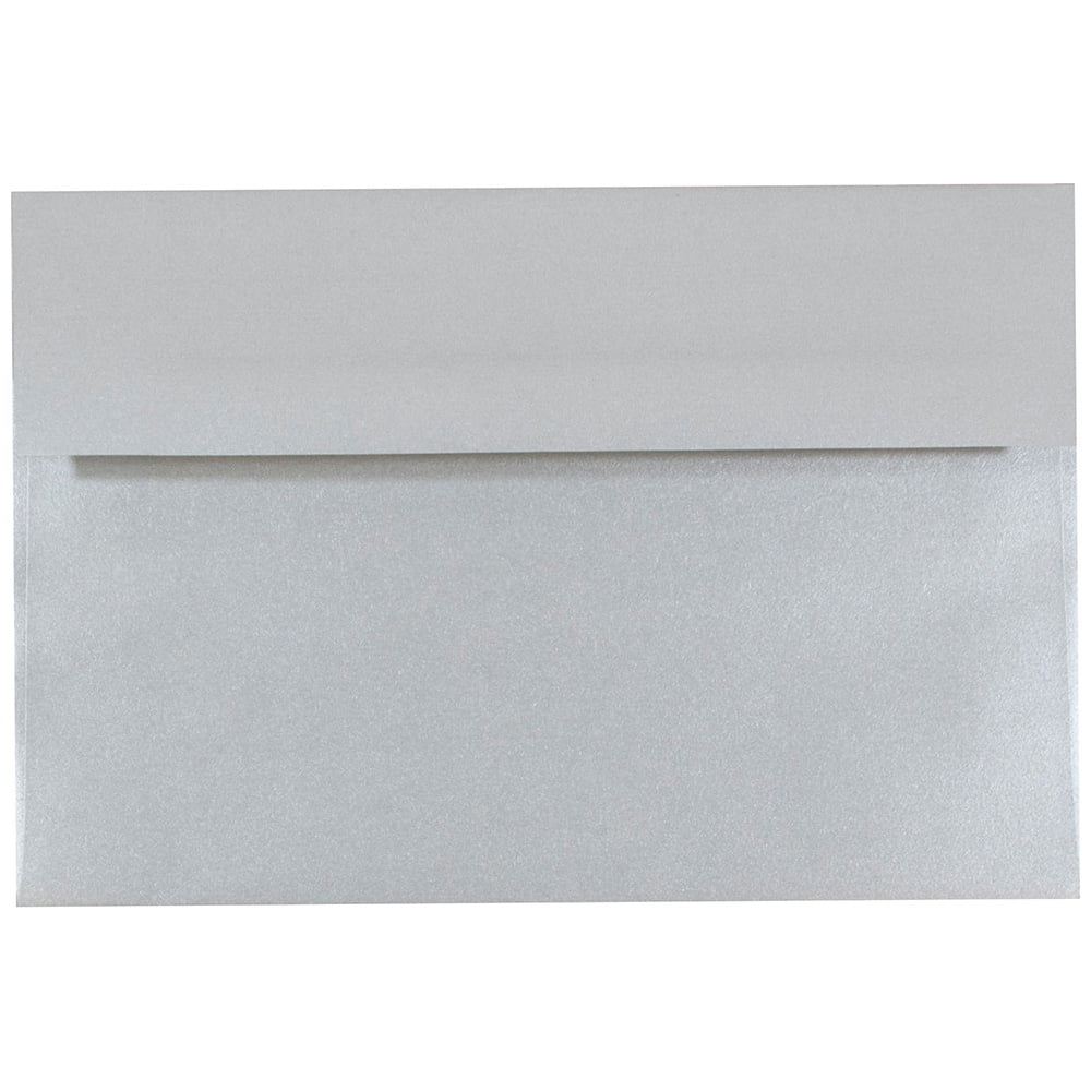 JAM Paper A8 Envelopes, 5.5x8.1, Silver Metallic, 50/Pack - Walmart.com