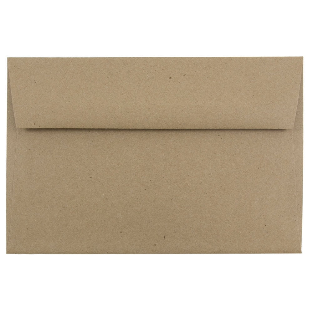 JAM Paper A9 Envelopes, 5 3/4 x 8 3/4, Brown Kraft, 1000/Carton, Brown ...