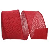 JAM Paper All Occasion Red Jute Ribbon, 360" x 2.5" - Walmart.com