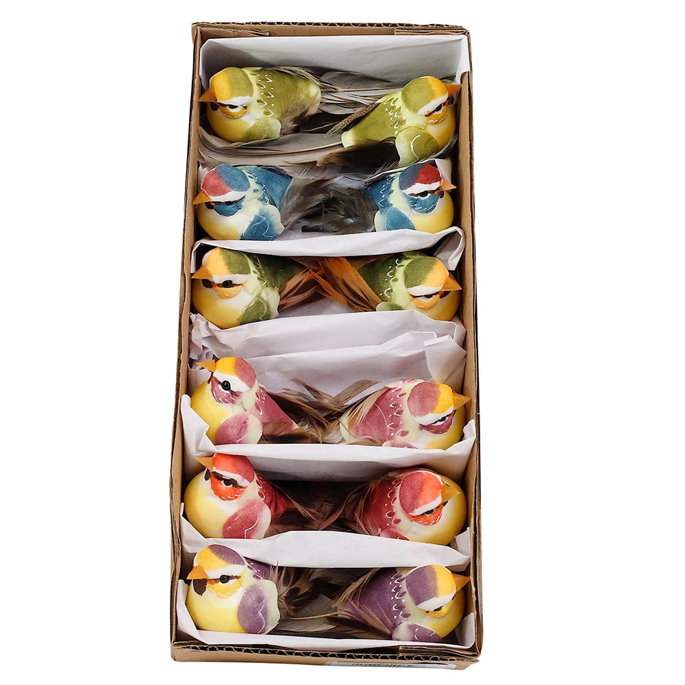 JAM Paper Bird Decorations, Multicolor, 4 inch, 12/Pack - Walmart.com