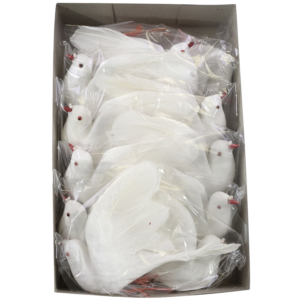 JAM Paper Bird Decorations, White, 6 inch, 12/Pack - Walmart.com