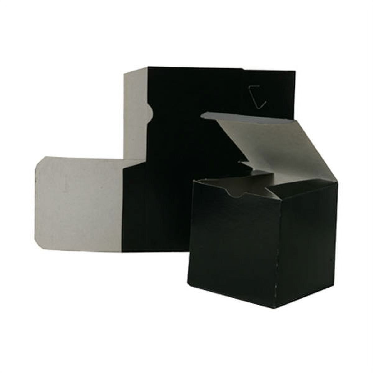 JAM Paper Black Cardstock Gift Boxes, 4.5" x 4.5", 1/Pack - Walmart.com
