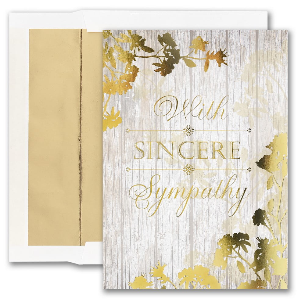 JAM Paper Blank Sympathy Cards & Matching Envelopes Set, 5 5/8 x 7 7/8 ...