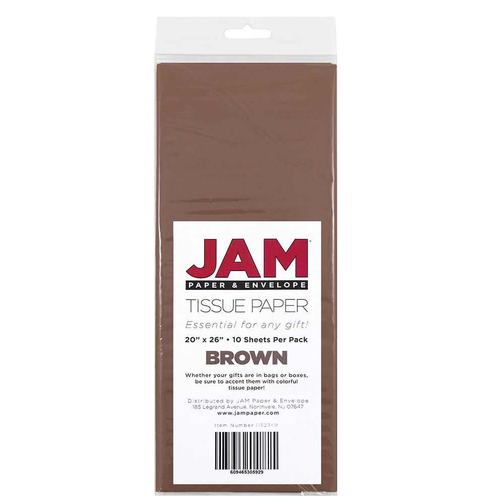 JAM Paper Brown Paper Gift Wrap Tissues, (20 Count) - Walmart.com