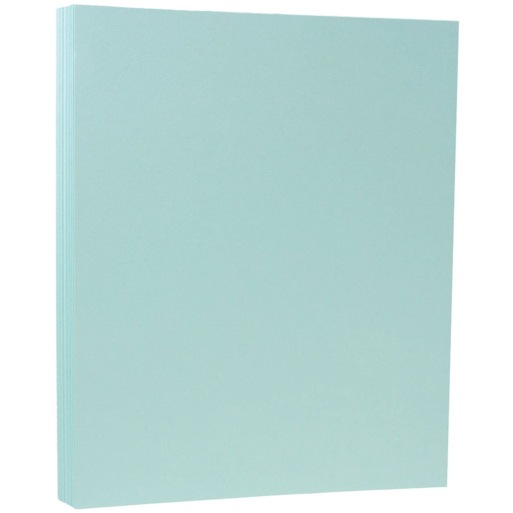 JAM Paper Cardstock, 8 1/2 x 11, 100lb Aqua Blue, 250 per Pack ...