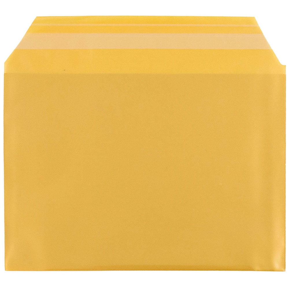 JAM Paper Cello Sleeves, 4 1/4 x 5 11/16, Gold, 100/Pack, Peel & Seal ...