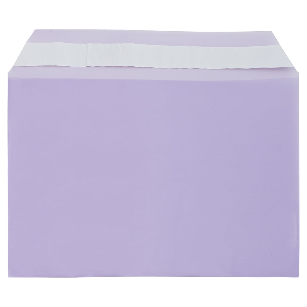 JAM Paper Cello Sleeves, 5 1/16 x 7 3/16, Purple, 100/Pack, Peel & Seal ...