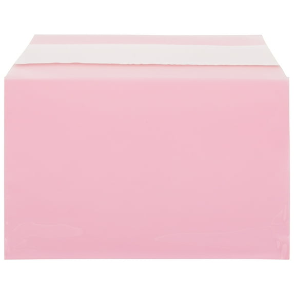 JAM Paper Cello Sleeves, 5 7/16 x 8 5/8, Light Red, 100/Pack, Peel ...
