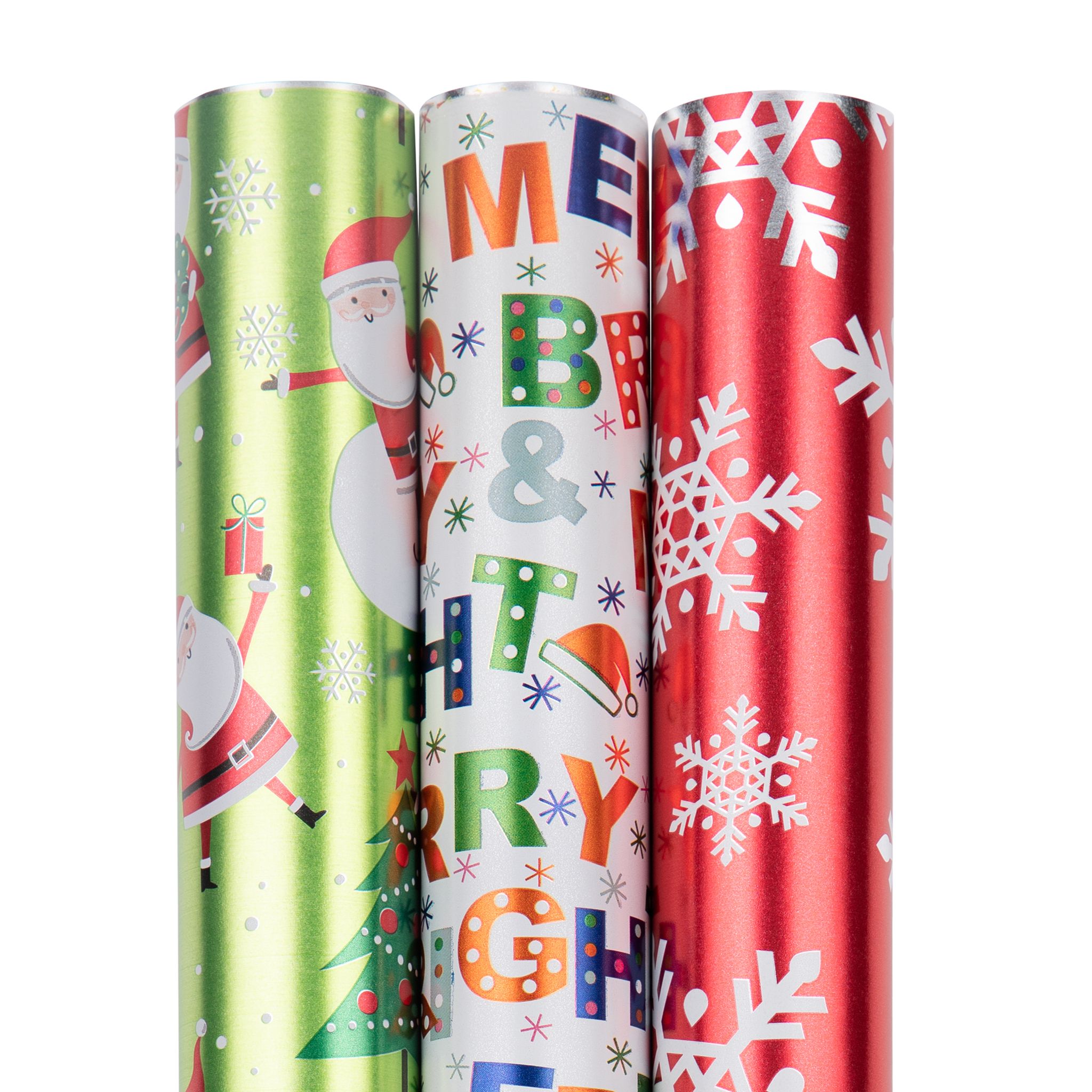 HOMERAL Christmas Wrapping Paper Roll Set- 17 X 120 in Per Roll(42.5 sq ...