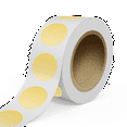 JAM Paper Circular Outdoor Weatherproof Labels, Round, 3 Inch, Gold ...