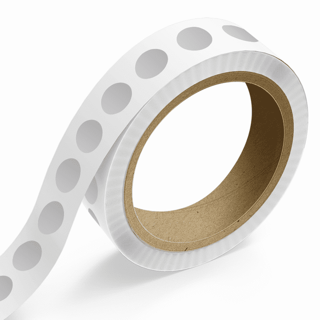 JAM Paper Circular Standard Label Rolls, Round, 1.375 Inch, Silver ...