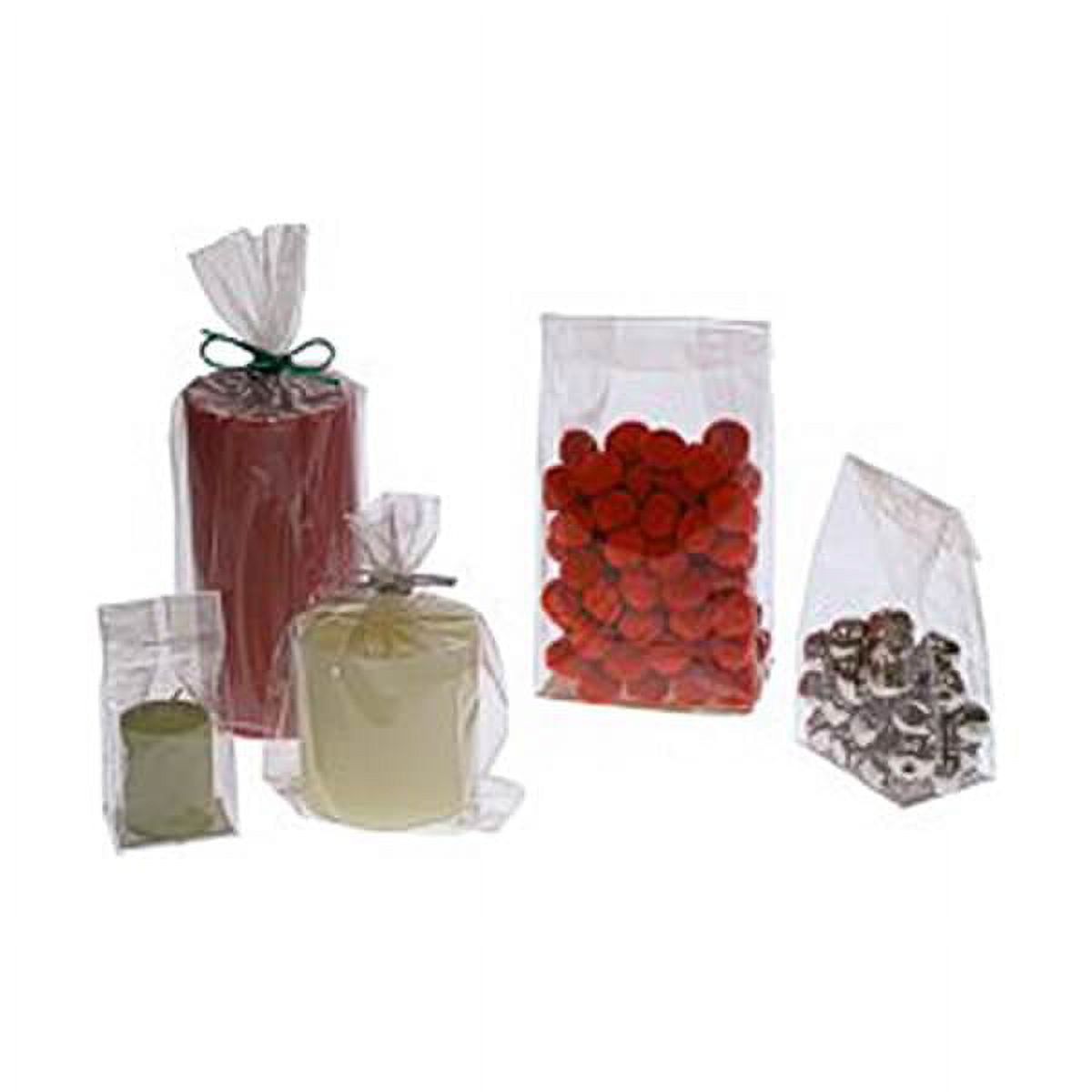 JAM Paper Clear Gift Bags, 4 x 2.2 x 9.5, 1000/Pack - Walmart.com