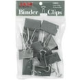 JAM Paper Colorful Binder Clips, Large, 1 1/2 in, Gray, 12/Pack ...