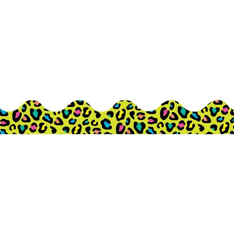 Animal Print Bulletin Board Border