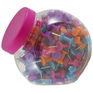 JAM Paper Push Pins, Baby Pink Pushpins, 100/Pack - Walmart.com