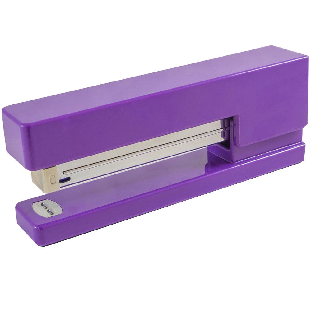 JAM Paper Colorful Stapler, 6 x 2.5 x 1.125, Purple, 1 per Pack ...