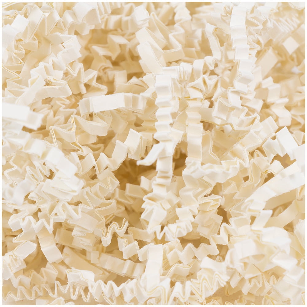 JAM Paper Crinkle Cut Shred Tissue Paper, 2 oz, 1/Pack, Ivory - Walmart.com