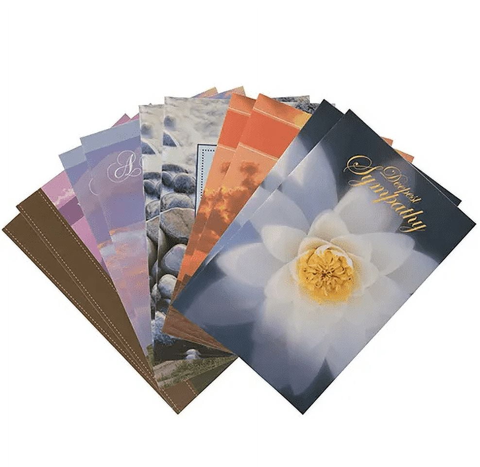 JAM Paper Deepest Sympathy Card Assortment, Multicolor, 10/Pack ...