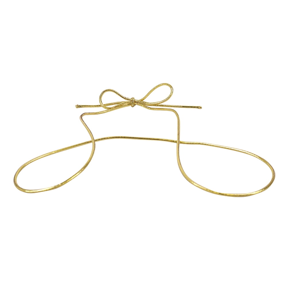 JAM Paper Elastic String Ties, Gold, 22 in, 1000/Pack - Walmart.com