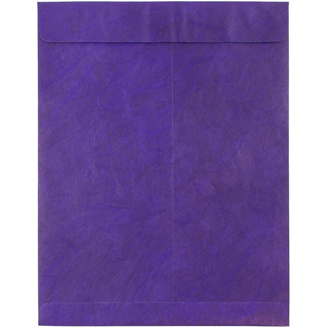 JAM Paper & Envelope 10 x 13 Tyvek Envelopes, Purple, 10/Pack - Walmart.com