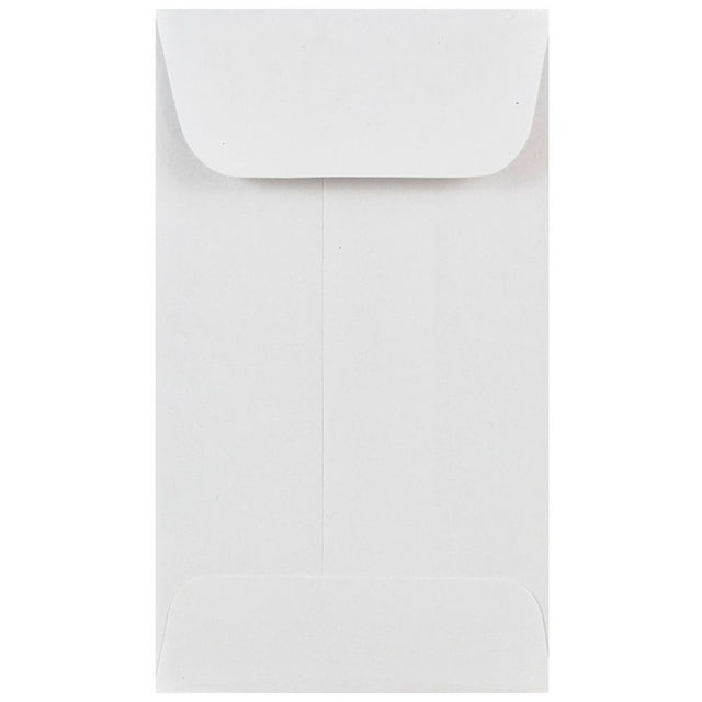 JAM Paper & Envelope #3 Coin Business Commercial Envelopes, White, 2 1/ ...