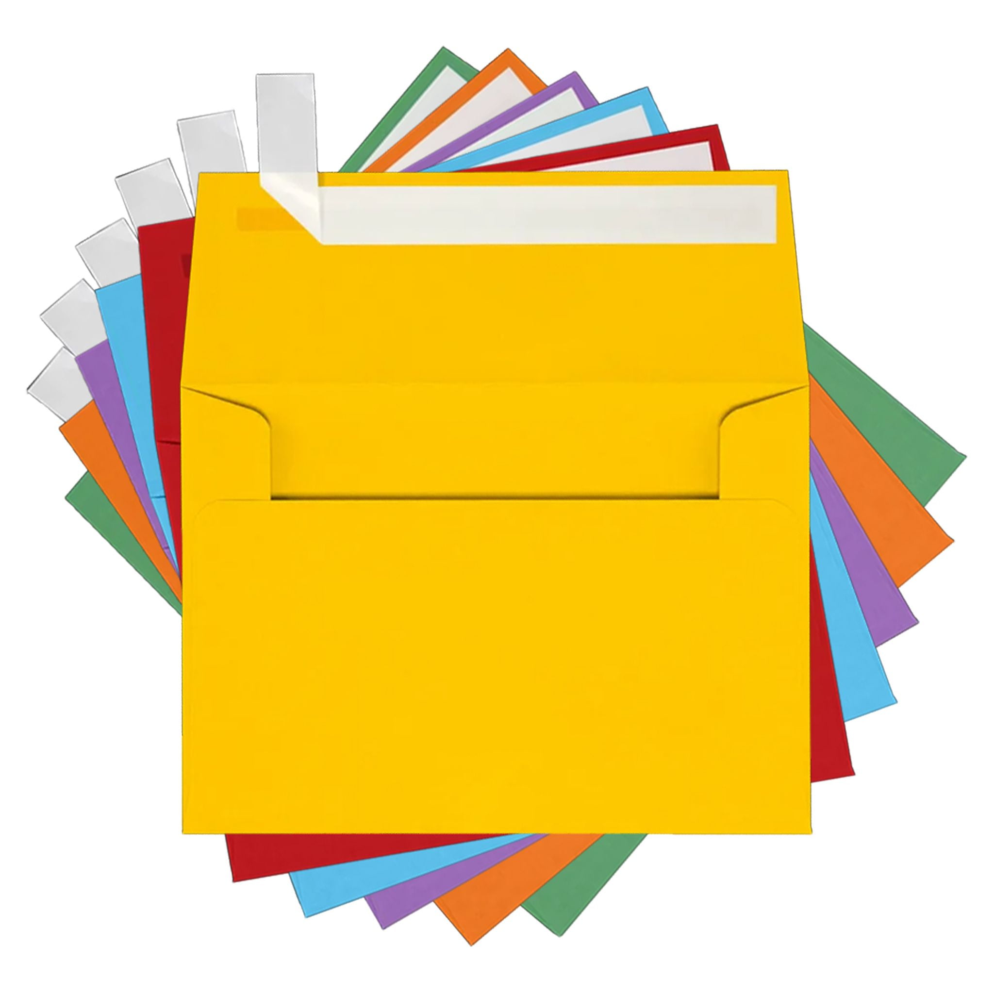 JAM Paper 4Bar A1 Envelopes, Peel & Seal, 3 5/8 x 5 1/8, Assorted, 150 ...