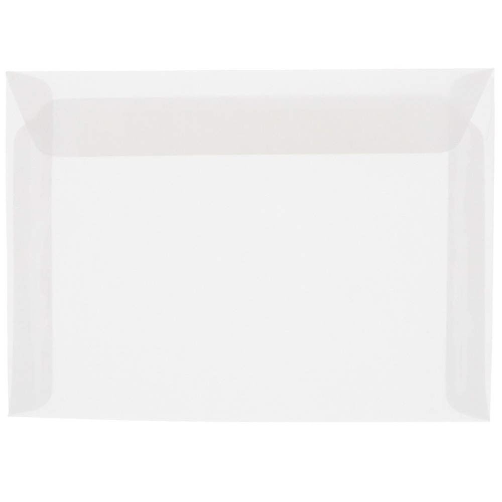 6 x 9 Booklet Envelopes - Clear Translucent (1000 Qty.) - Walmart.com
