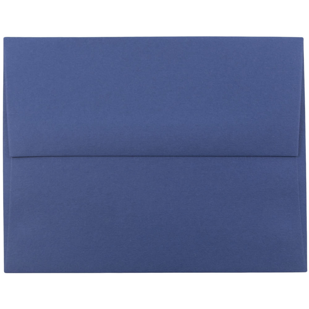JAM Paper A10 Envelopes, 6 x 9 1/2, Dark Blue, 50 per Pack - Walmart.com