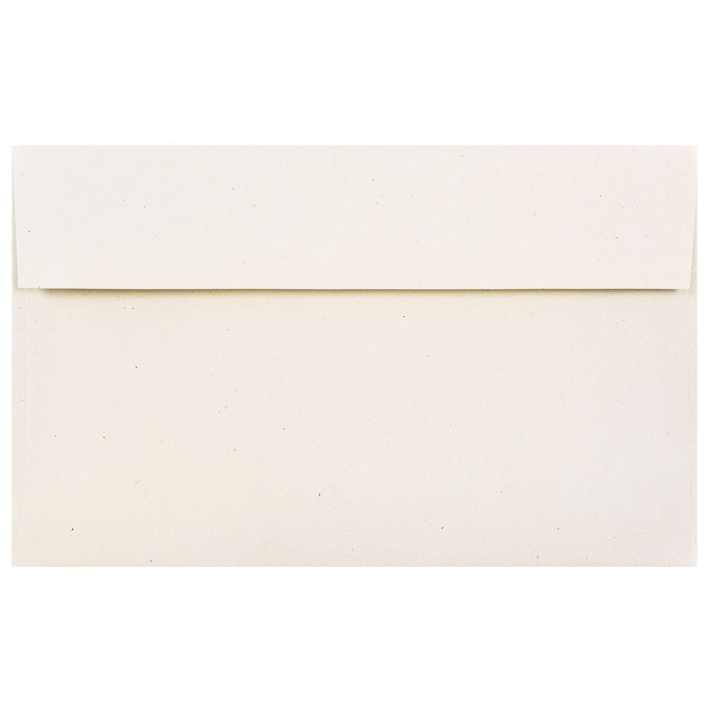 JAM Paper & Envelope A10 Envelopes, 6 x 9 1/2, Genesis Milkweed White ...