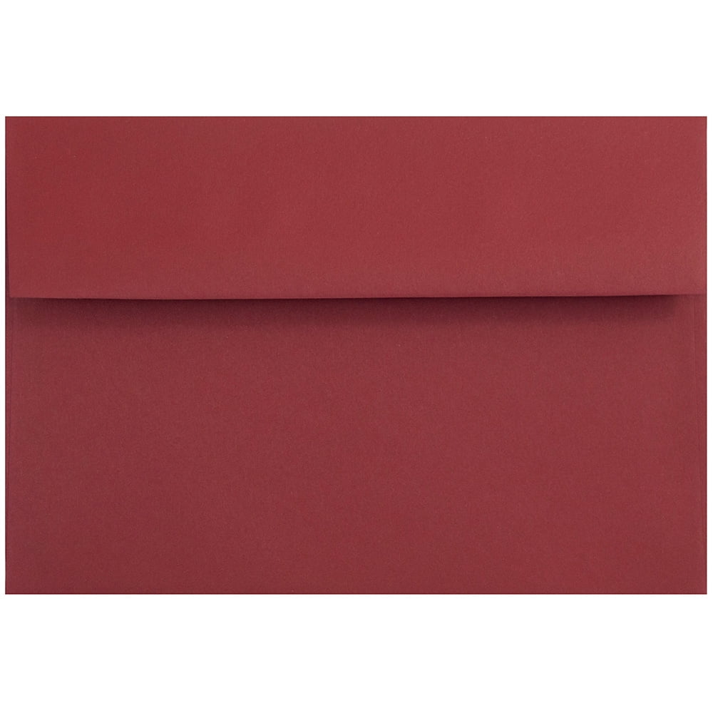 JAM Paper & Envelope A8 Envelopes, 5 1/2 x 8 1/8, Dark Red, 50 per Pack ...