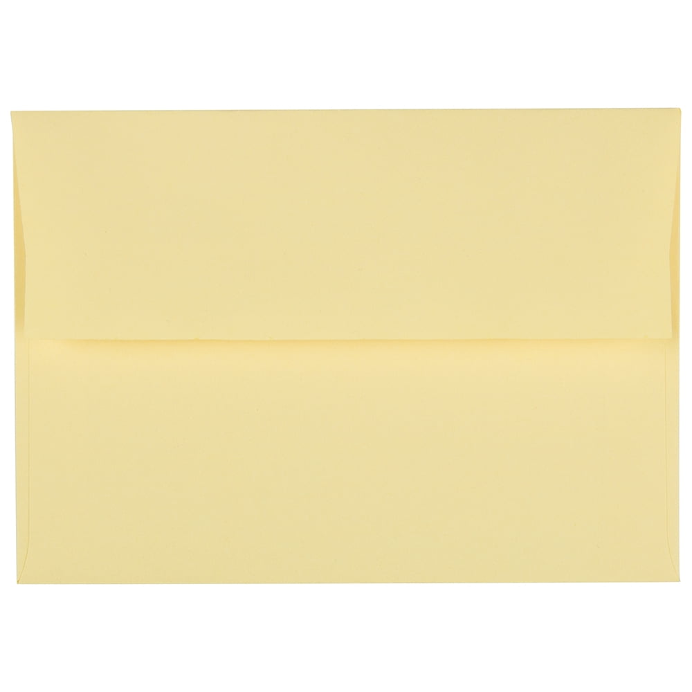 JAM Paper & Envelope A9 Peel & Seal Envelopes, 5 3/4 x 8 3/4, Canary ...