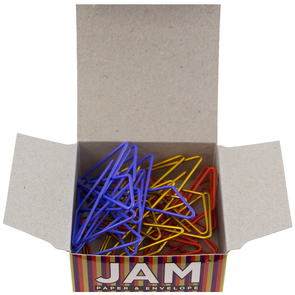 JAM Paper Butterfly Clips, Medium Assorted Paperclips, 1.5 x 1.1 , 15 ...