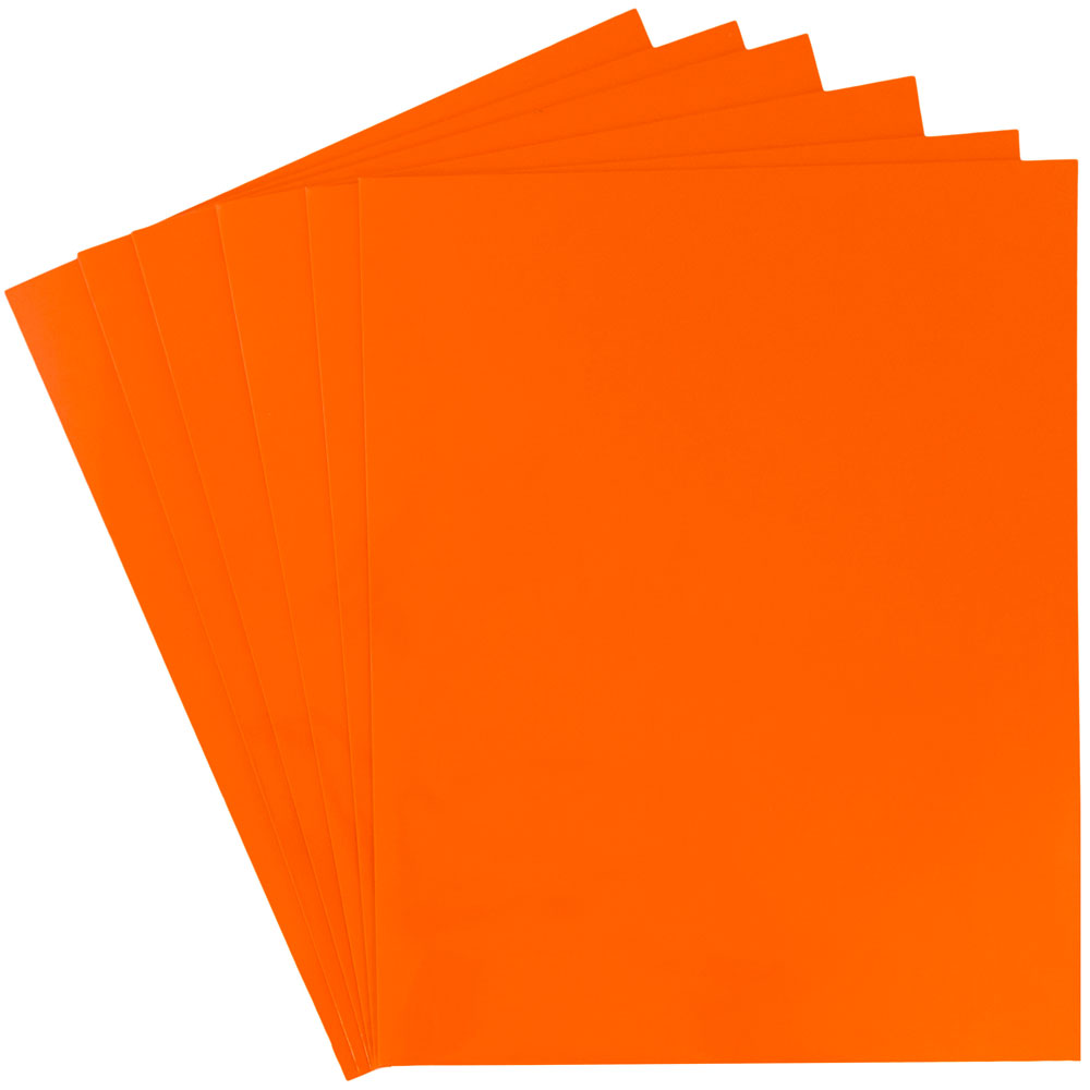Five Star 4-Pocket Laminated Paper Folder, Orange (33569) - Walmart.com