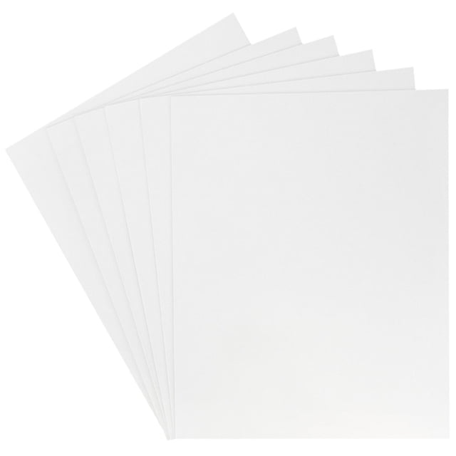 Shop JAM Paper & Envelope Glossy Two Pocket Folders, White, 6 per Pack ...