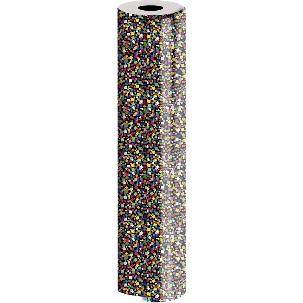 JAM Paper & Envelope Industrial Bulk Gift Wrap, 1/Pack, Sprinkles, 520 ...