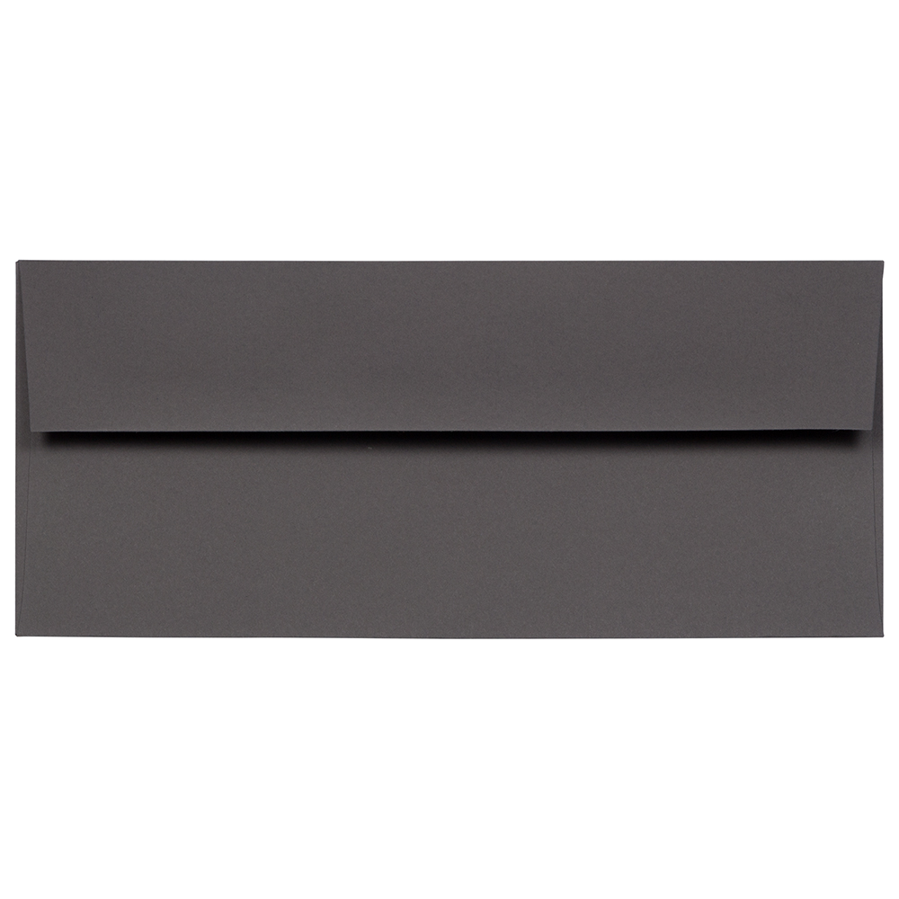 JAM Paper Envelope No 10 Envelopes 4 1 8 X 9 1 2 Dark Gray 50