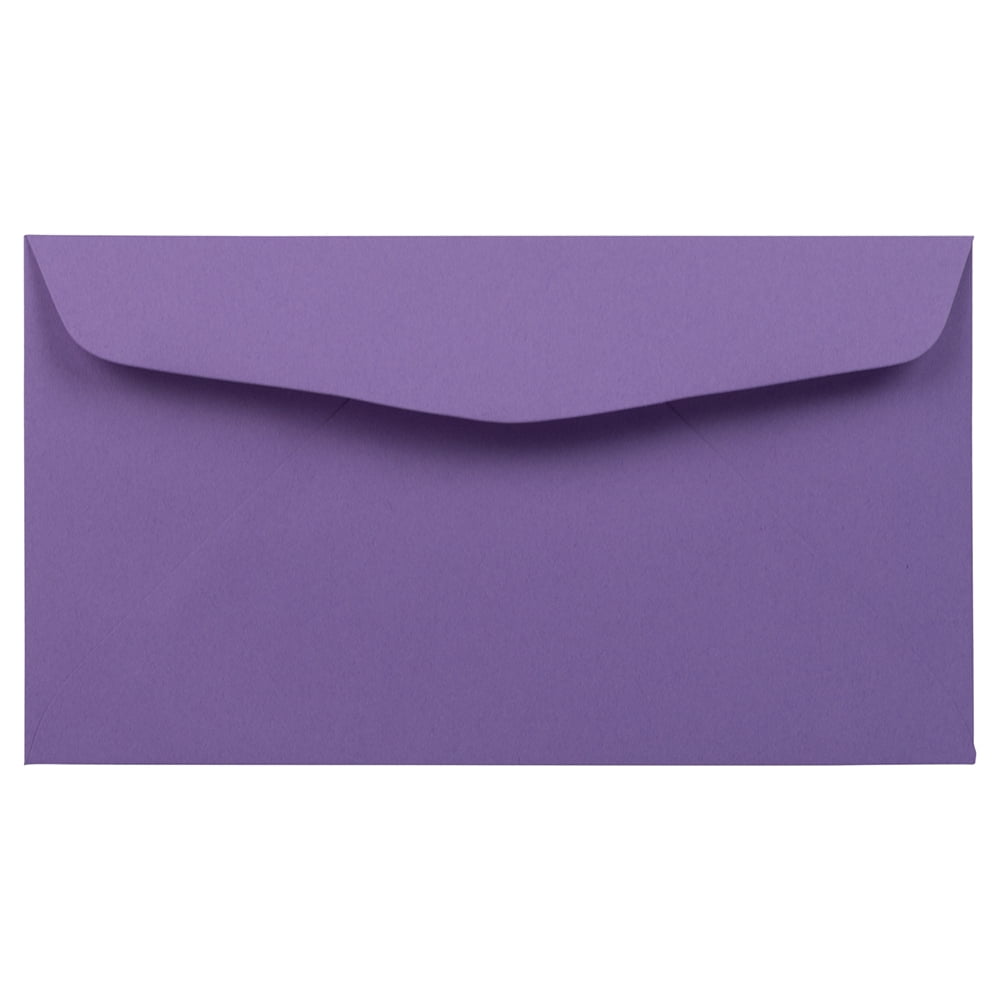 JAM Paper Envelope No 6 3 4 Envelopes 3 5 8 X 6 1 2 Violet Purple
