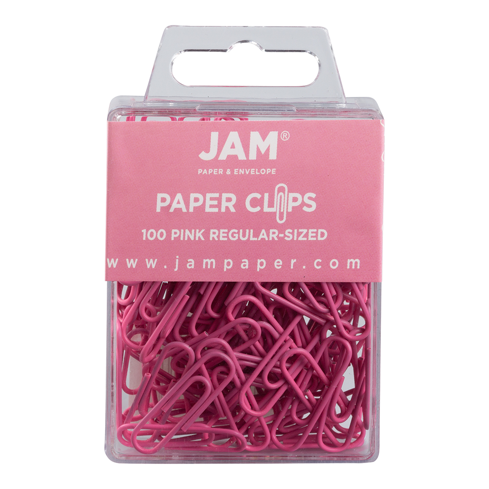 JAM Paper Standard Paper Clips, Green, Small 1 Inch, 100/Pack - Walmart.com