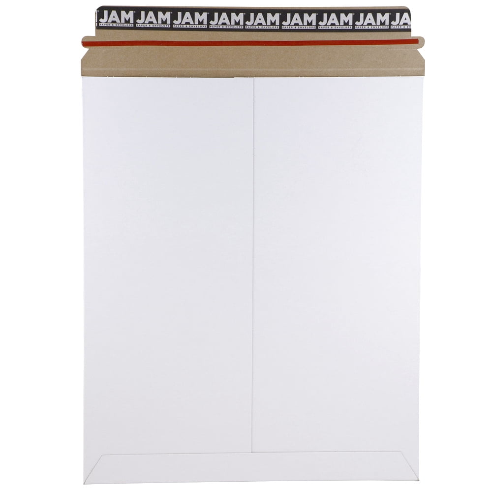 JAM Paper & Envelope Stay-Flat Photo Mailer Envelopes with Peel & Seal ...
