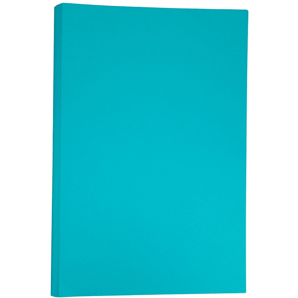 JAM Paper & Envelope Tabloid Cardstock, 11 x 17, 65lb Sea Blue, 50/Pack ...