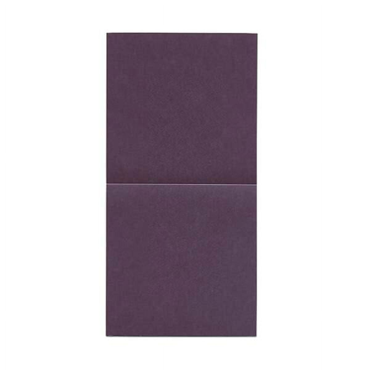 JAM Paper Foldover Cards, 5 3/4 x 5 3/4, 50/Pack, Metallic Ruby ...