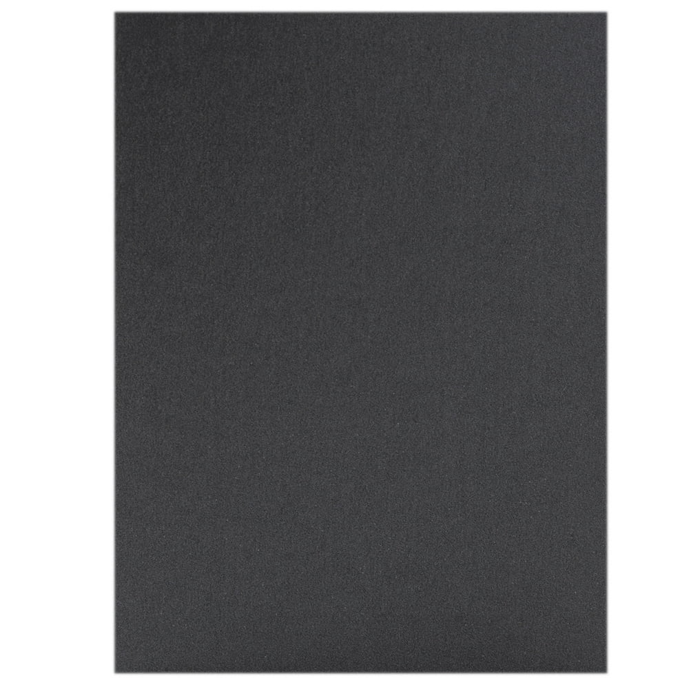 JAM Paper Foldover Cards, 5 x 7, 50/Pack, Metallic Anthracite Black ...