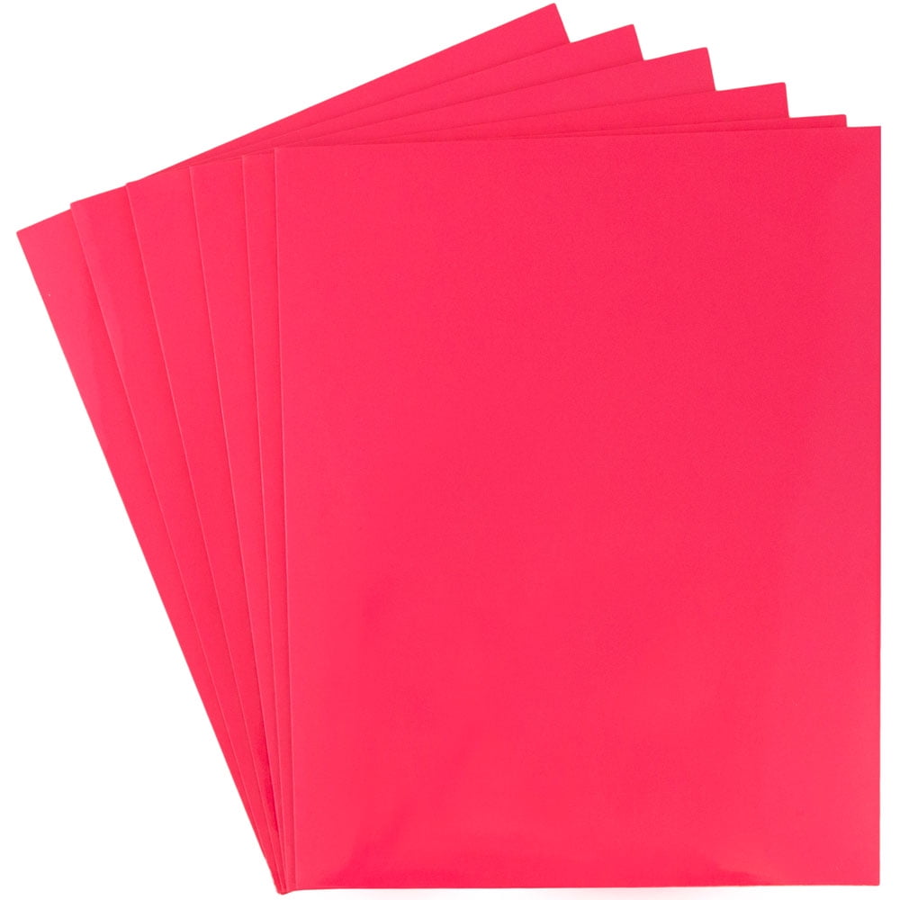 JAM Paper Glossy Two Pocket Folders, Fuchsia Pink, 6 per Pack - Walmart.com